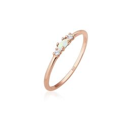 Elli Ring 925 Sterling Silber in Rosegold | Gr.: 52