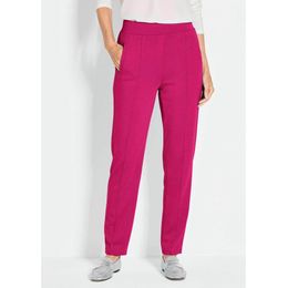 GOLDNER Kurzgr&ouml;&szlig;e: Elegante 7/8-Schlupfhose SARA in pink | Gr.: 22