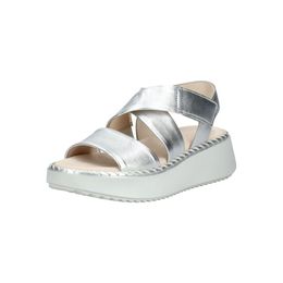 Gabor Sandalen in Silber | Gr.: 42