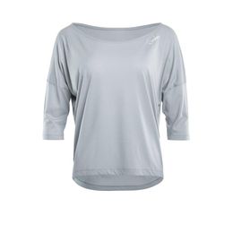 WINSHAPE Ultra leichtes Modal-3/4-Arm Shirt MCS001 in cool grey | Gr.: M