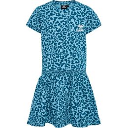 Hummel Kleid Hmlflowy M&auml;dchen in BLUE CORAL | Gr.: 140