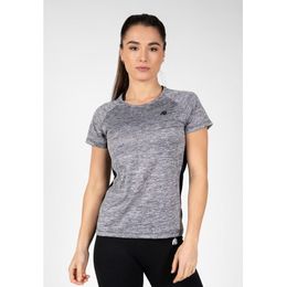 Gorilla Wear T-shirt - Monetta - Grau Mliert/Schwarz | Gr.: L