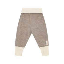 Comazo Earth Baby Hose mit Wolle-Seide in Nougat-Melange | Gr.: 62/68