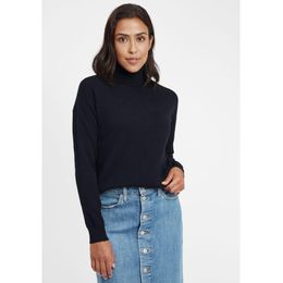 oxmo Rollkragenpullover OXSina in Blau | Gr.: XS