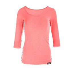 WINSHAPE 3/4-Arm Shirt WS4 in neon coral | Gr.: XL