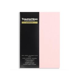 Traumschloss Premium Edel-Jersey Spannbettlaken in puder (ros&eacute;) | Gr.: 90x200 cm - 100x220 cm