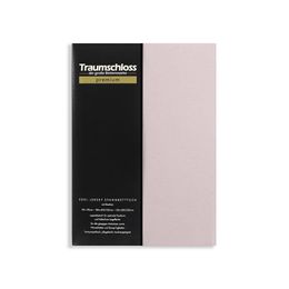 Traumschloss Premium Edel-Jersey Spannbettlaken in silber (hell) | Gr.: 140-160 x 200-220 cm