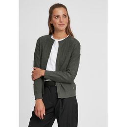 oxmo Strickjacke OXKalotta in Grau | Gr.: S
