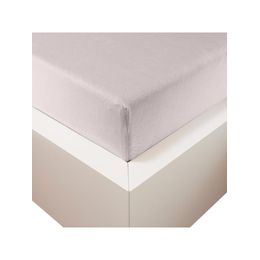 Traumschloss Premium Plus Edel-Jersey Spannbettlaken in silber (hell) | Gr.: 140-160 x 200-220 cm