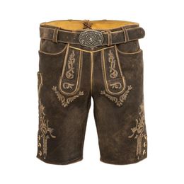 Maddox Lederhose HOPFENSEE in dunkelbraun | Gr.: 52