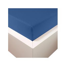 Traumschloss Premium Plus Edel-Jersey Spannbettlaken in royal | Gr.: 140-160 x 200-220 cm