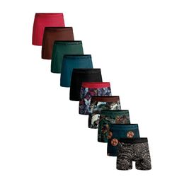 MUCHACHOMALO 10er-Set: Boxershorts in Bunt | Gr.: L