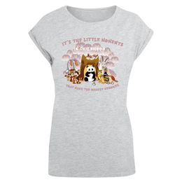 F4NT4STIC T-Shirt Heroes of Childhood Tao Tao Childhood Memories in grau meliert | Gr.: XXL