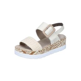 Rieker Plateau Sandaletten in Beige | Gr.: 41