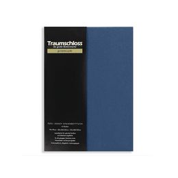 Traumschloss Premium Edel-Jersey Spannbettlaken in marine | Gr.: 90x200 cm - 100x220 cm