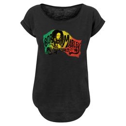 F4NT4STIC Long Cut T-Shirt Bob Marley Chords Reggae Music by Rock Off in schwarz | Gr.: XXL