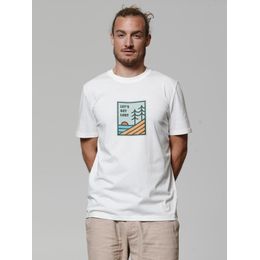 wat? Apparel T-Shirt Let's Get Lost in Off White | Gr.: 50