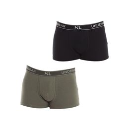 Kisses and Love 2er-Set: Boxershorts in Khaki | Gr.: S