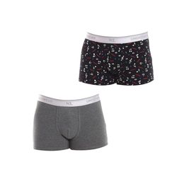 Kisses and Love 2er-Set: Boxershorts in Black | Gr.: XXL