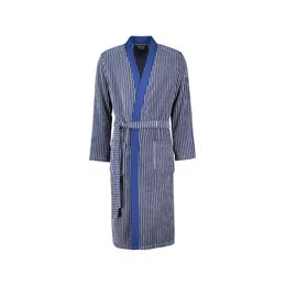 Caw&ouml; Caw&ouml; Badem&auml;ntel Herren Kimono Streifen 2843 blau - 17 in blau - 17 | Gr.: L