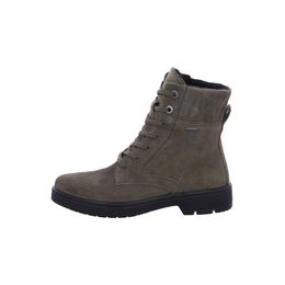 Legero Leder-Stiefeletten "Mystic" in Khaki | Gr.: 38,5