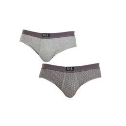 Kisses and Love 2er-Set: Slip in Gray | Gr.: M
