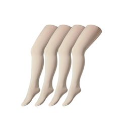 Camano Strumpfhose 4er Pack fine everyday 40 Denier in offwhite | Gr.: 98-116