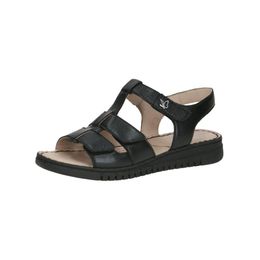 Caprice Leder-Sandalen in Schwarz | Gr.: 37