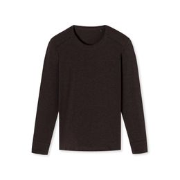 Schiesser Longsleeve Comfort Fit in braun | Gr.: 5