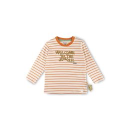 Sigikid Langarmshirt welcome to the jungle in Wei&szlig;/Terracotta | Gr.: 104