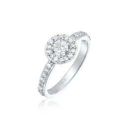 Elli Ring 925 Sterling Silber Verlobungsring in Silber | Gr.: 52