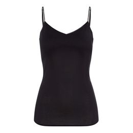 Hanro Spaghettitop Cotton Seamless Padded in Black | Gr.: XS