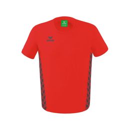 Erima Kinder Essential Team T-Shirt in rot/slate grey | Gr.: 128