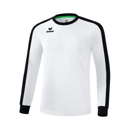 Erima Unisex Erwachsene Retro Star Trikot langarm in weiss/schwarz | Gr.: S
