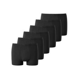 uncover by Schiesser Boxershort 6er Pack in Schwarz | Gr.: 3XL