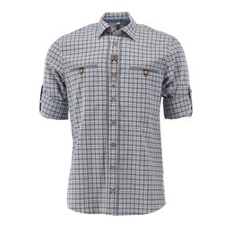 OS-Trachten Trachtenhemd Volira in jeans | Gr.: 37/38