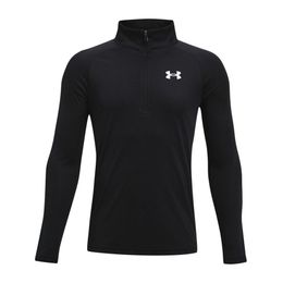 Under Armour Kinder Longsleeve "UA Tech 2.0 Oberteil mit &frac12;-Zip" in Schwarz | Gr.: S