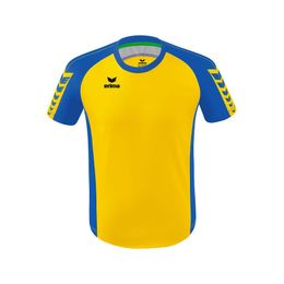 Erima Kinder Six Wings Trikot in gelb/new royal | Gr.: 152