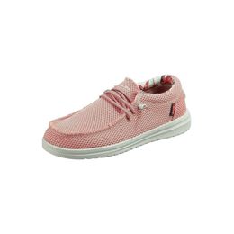 Fusion Mokassins Schn&uuml;rschuhe in Rosa | Gr.: 38