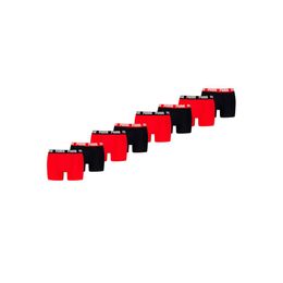 Boxershorts Puma MEN EVERYDAY BASIC BOXERS 8P in Black/Red | Gr.: XL