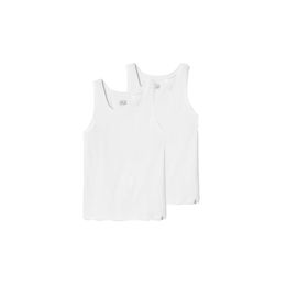 Schiesser Unterhemd / Tanktop Long Lift Soft in Wei&szlig; | Gr.: XL