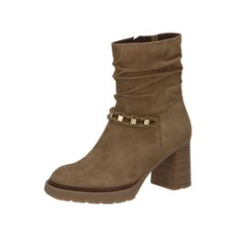Caprice Stiefelette in OLIVE SUEDE | Gr.: 40