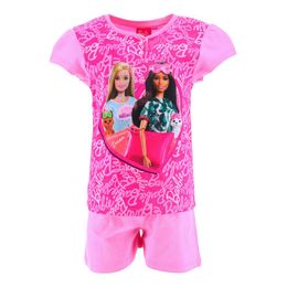 Schlafanzug kurz Barbie in Pink | Gr.: 104