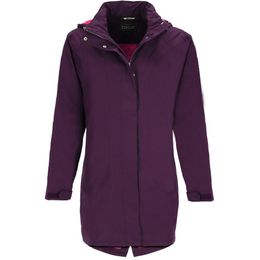 Pro X PRO-X elements Mantel "CLAIRE" in Aubergine-Rot | Gr.: 40