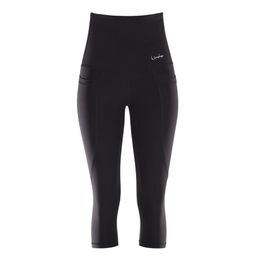 WINSHAPE Functional Comfort High Waist 3/4-Tights HWL215C in schwarz | Gr.: M