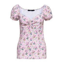 Queen Kerosin T-Shirt Poodle in pink | Gr.: L