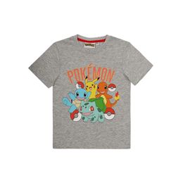 Pokémon Pokémon Pokemon T-Shirt mit Pikachu Design in grau | Gr.: 134