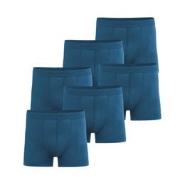 Normani 6 Herren Boxershorts aus Viskose Cubao in Dunkelblau | Gr.: 4XL