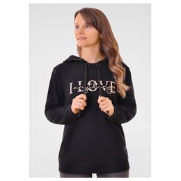 NAVIGAZIONE Kapuzensweatshirt in schwarz | Gr.: 42