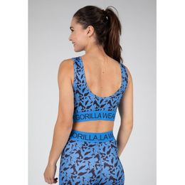 Gorilla Wear Osseo Crop Top - Blau | Gr.: L